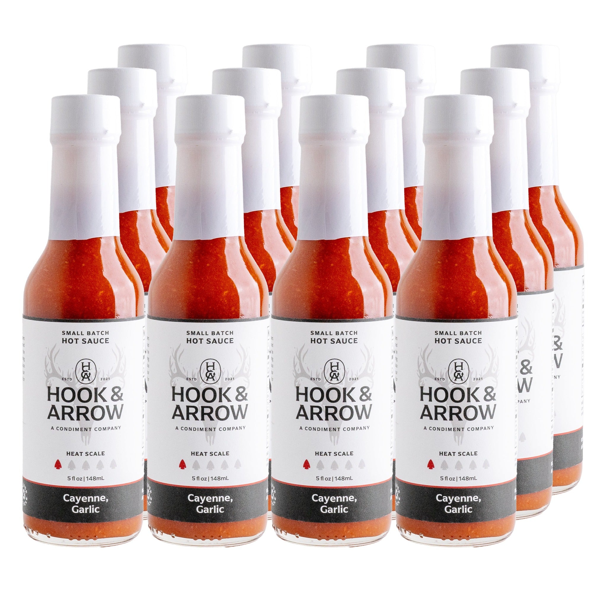 Cayenne, Garlic Hot Sauce – Hook & Arrow